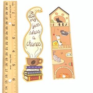 Other | Cat And Book Themed Bookmarks | Poshmark
